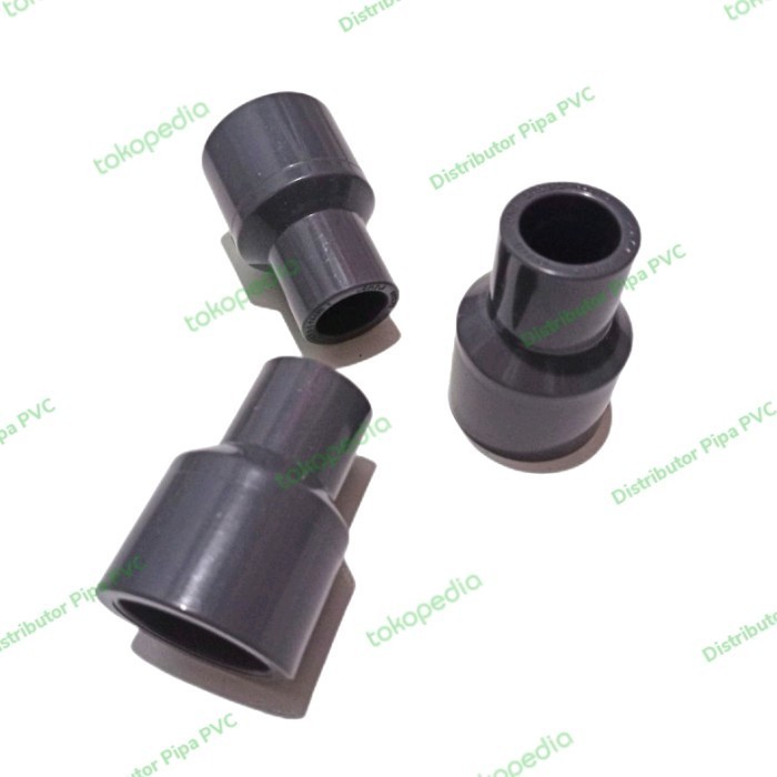 Jual NB91 Vlok Sok PVC 2 x 1-1/4 inch SCH80 Reducer Sock ASTM Sambung Pipa PVC | Shopee Indonesia