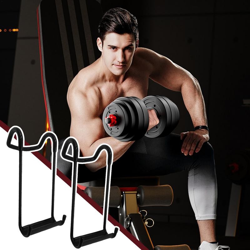 Jual Dumbbell Spotter Attachment 2X Heavy Duty Barbell Rack Attachments ...