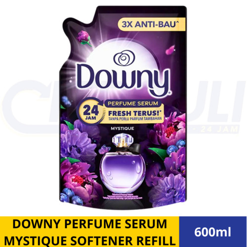 Jual DOWNY PERFUME SERUM MYSTIQUE SOFTENER REFILL 600ml | Shopee Indonesia
