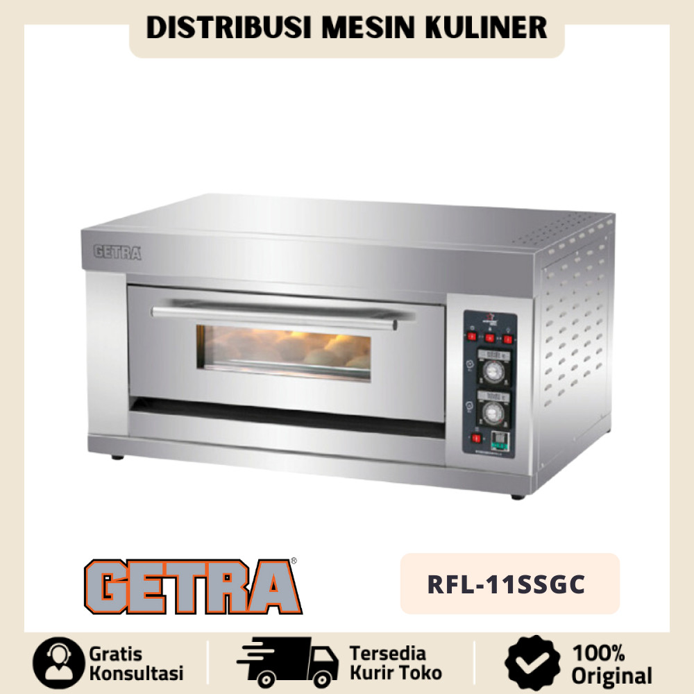 Jual OVEN GETRA 1 DECK 1 TRAY RFL-11SSGC PEMANGGANG ROTI KUE GARANSI ...