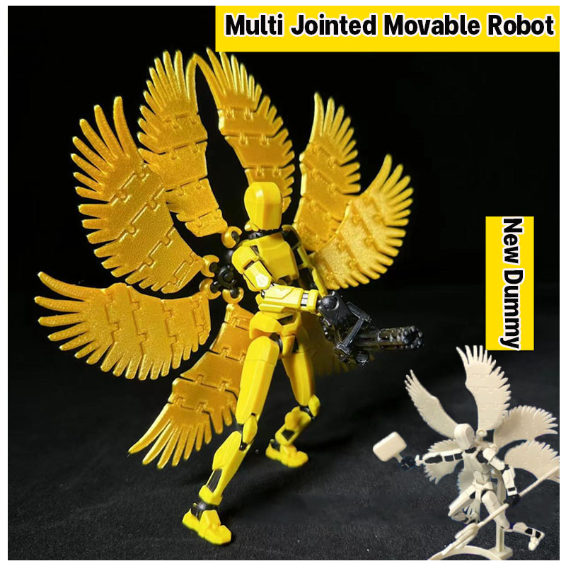 Jual 3D Mainan Rakitan Multi Jointed Movable Robot Mainan Edukatif ...