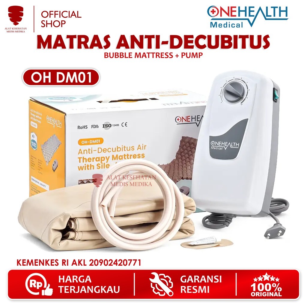 Jual OneHealth Matras Anti Decubitus OH-DM01 Silent Pump Matrass Luka ...