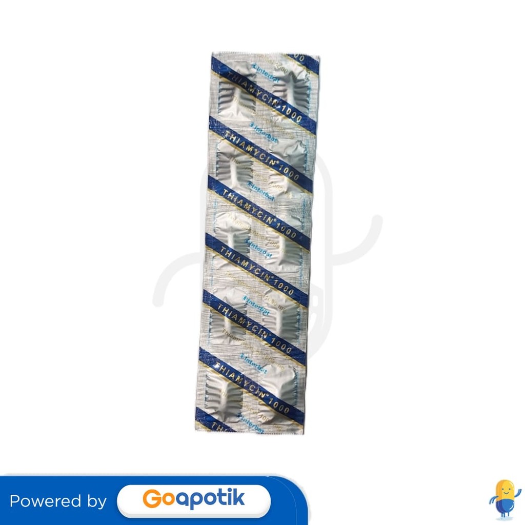 Jual Thiamycin 1000 Mg Strip 10 Kapsul | Shopee Indonesia