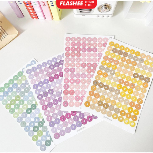Jual Stiker Huruf Deco Alphabet Untuk Diary Scrapbook Sticker Alat ...