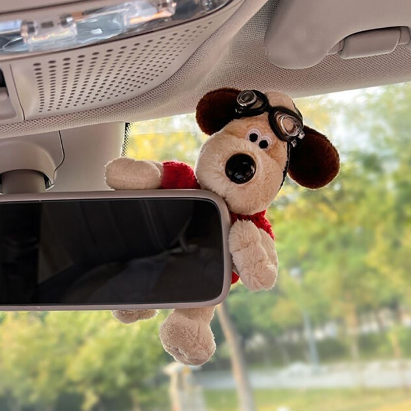 Jual Boneka Berbaring Di Mobil Dekorasi Kaca Spion Anjing Lucu/Dekorasi ...
