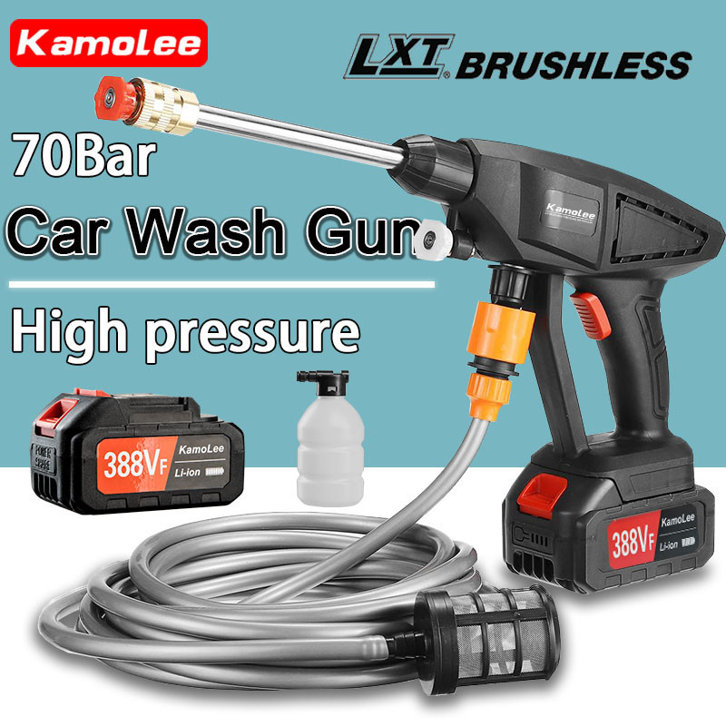 Jual Kamolee70bar Cordless Water Jet 388VF Portable Water Jet Pump High ...