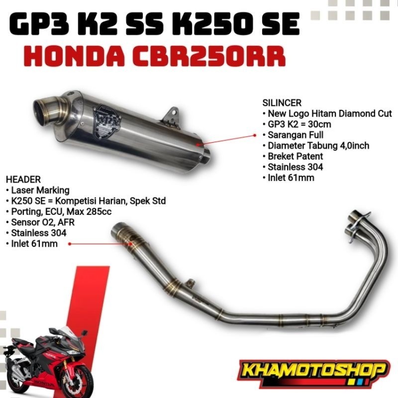 Jual WRX GP3 K2 / K3 / K4 SS K250 SE CBR250RR | Shopee Indonesia