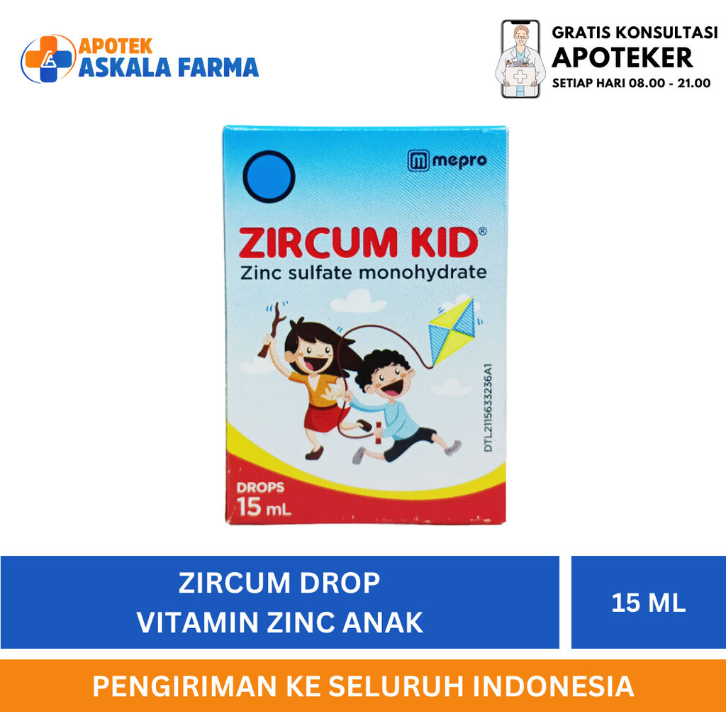 Jual Zircum Kid Drop 15 ml / Mengatasi Diare Pada Anak dan Bayi | Shopee Indonesia