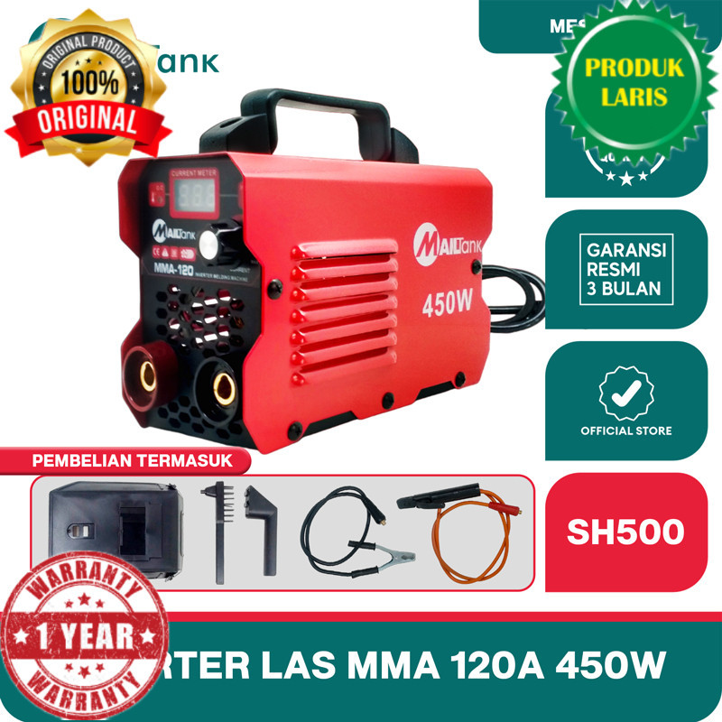 Jual Mailtank SH500 mesin alat las inverter mini Portable Untuk Besi ...