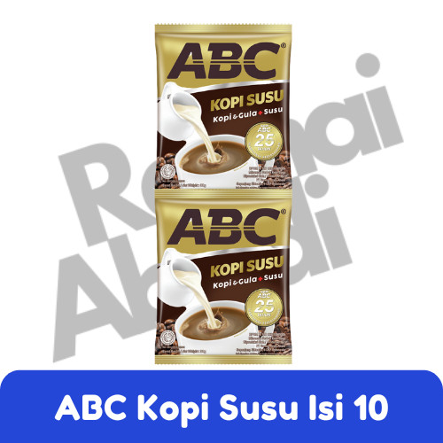 Jual ABC KOPI SUSU RENTENG ISI 10PCS | KOPI ABC SUSU | Shopee Indonesia