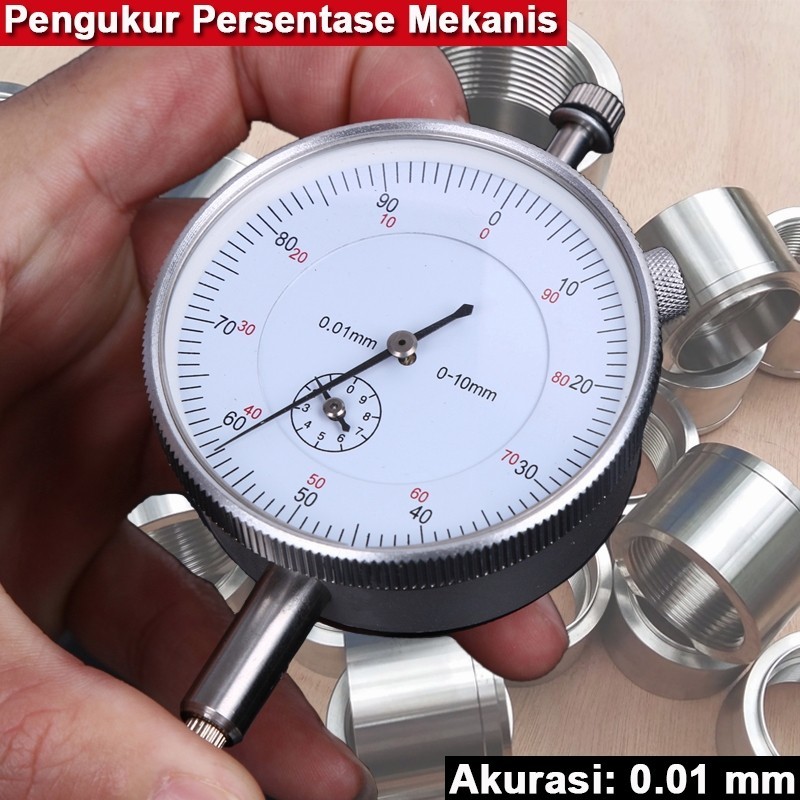 Jual XV56YH Pengukur Persentase Jenis Penunjuk Mekanis Dial indicator /Dial gauge /Dial jarum 0 ...