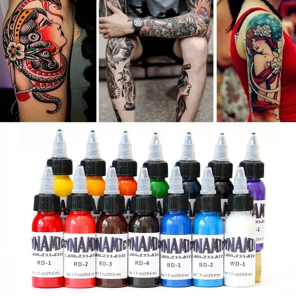 Jual 30 ML Pigmen Tato Warna Latihan Tato Warna 14 Warna Tinta Tato ...