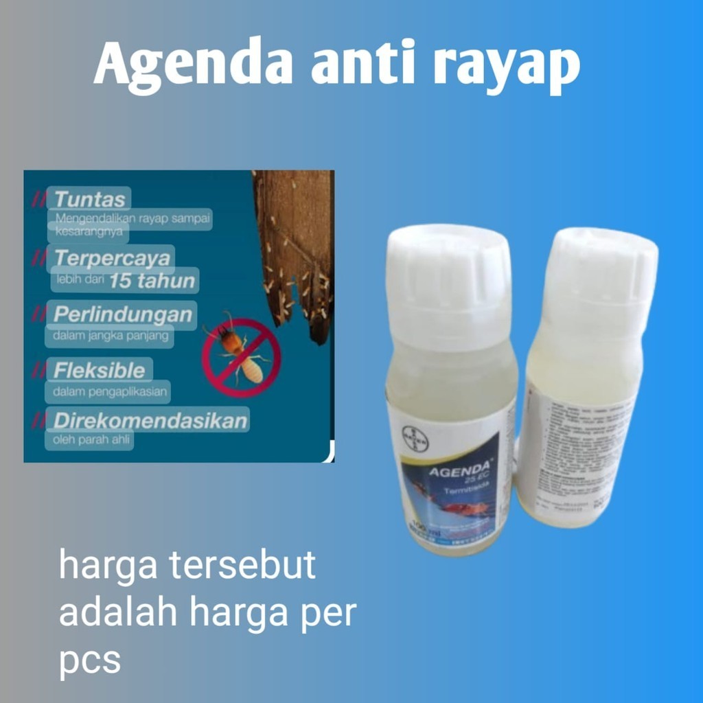 Jual AGENDA Anti Rayap 25 EC 100 ML , Bayer , ANTI rayap rumah dan ...