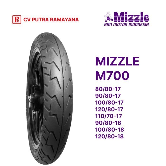 Jual Ban Motor Mizzle M700 90/80-18 100/80-18 120/80-18 100/80-17 ...
