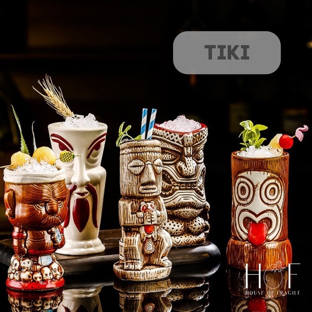 Jual [HOF] TIKI Gelas Tiki Keramik - Tropis Cocktail Mocktail Glass Mug ...