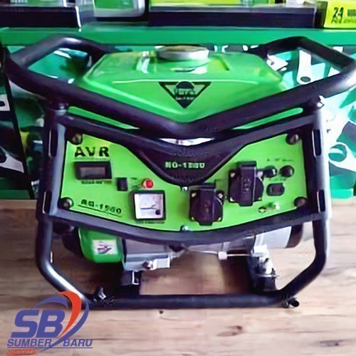 Jual RYU MESIN GENSET BENSIN / GASOLINE GENERATOR SET 1000 WATT RG1500 ...