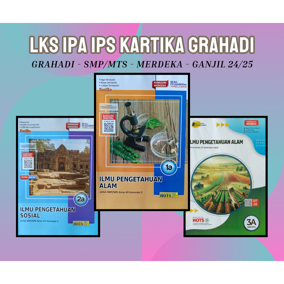 Jual Buku LKS IPA IPS KARTIKA SIMPATI GRAHADI SMP/MTS KELAS 7 8 9 Merdeka Ganjil 2024/2025 ...