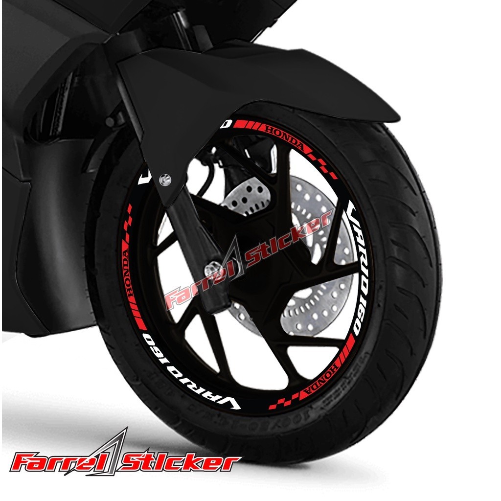 Jual stiker velg sticker velk vario 160 4 valve | Shopee Indonesia