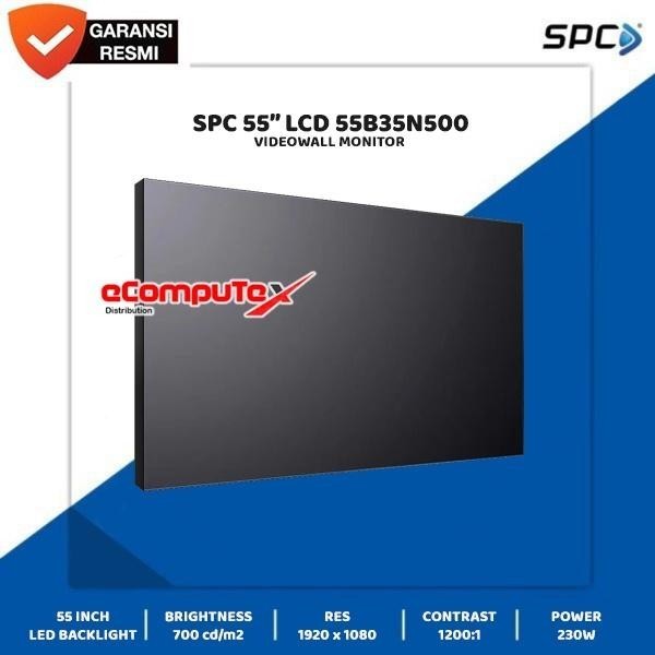 Jual SPC 55"LCD Videowall Monitor 55B35N500 - 3.5MM BEZEL 500 NITS ...