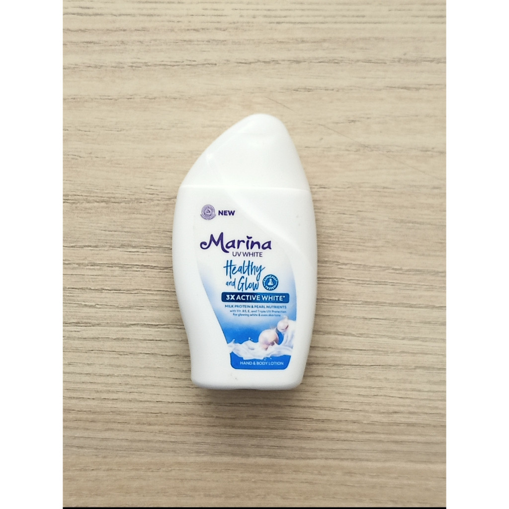Jual Marina UV Lotion Biru Healthy glow 92 ml & 50 ml Kemasan Travel ...