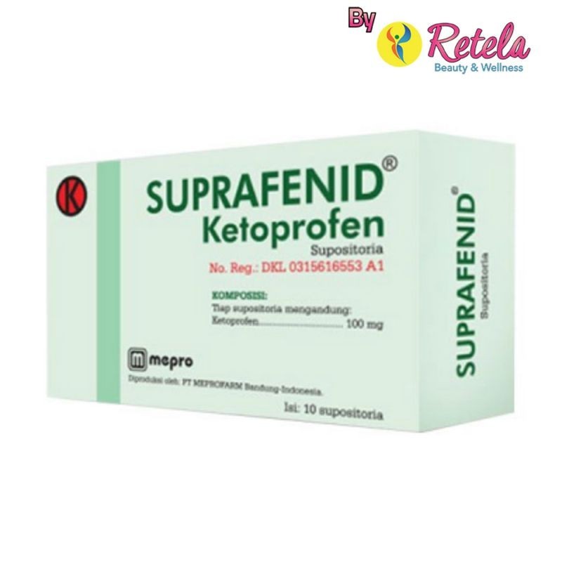 Jual SUPRAFENID 100MG 1 BOX ISI 10 SUPPOSITORIA | Shopee Indonesia