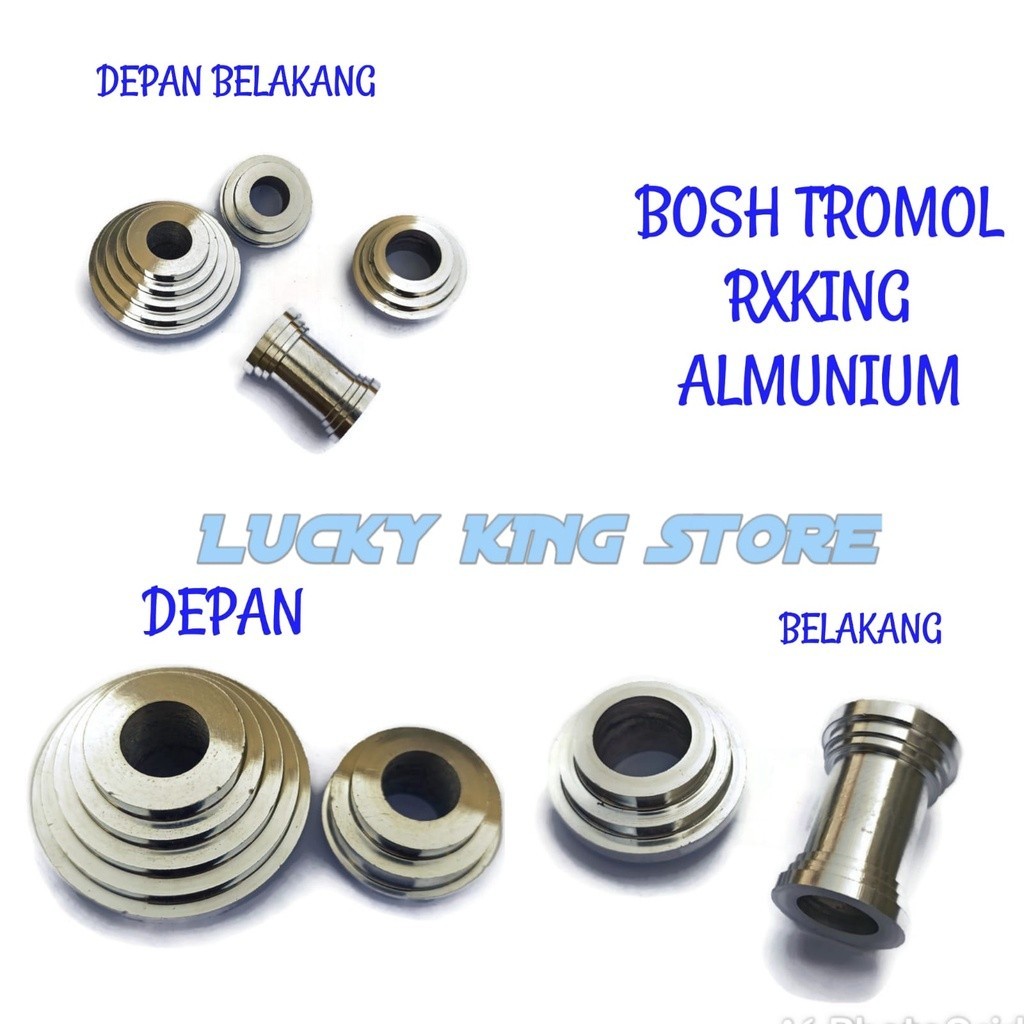 Jual Bosh tromol rx king custom piramid atau bosh roda depan rx king ...