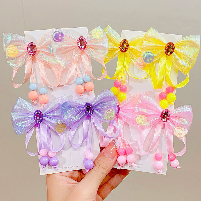 Jual ED - 2PCS / SET JEPITAN RAMBUT PITA ANAK MODEL TALI MUTIARA KOREAN ...
