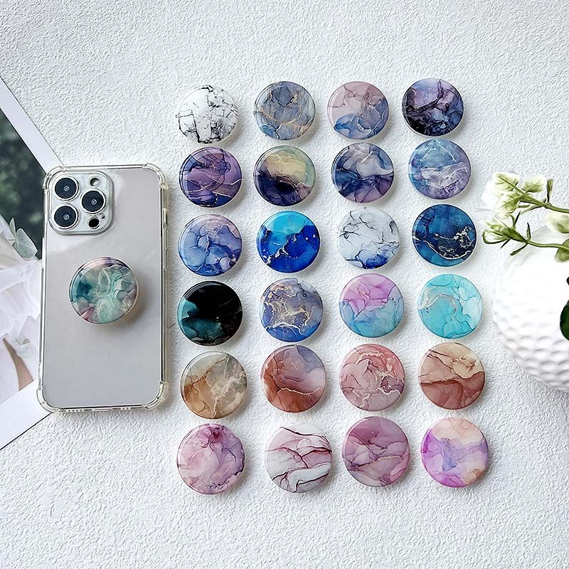 Jual pular Phone Socket Pattern Phone Holder Foldable Sockets Grip Tok ...