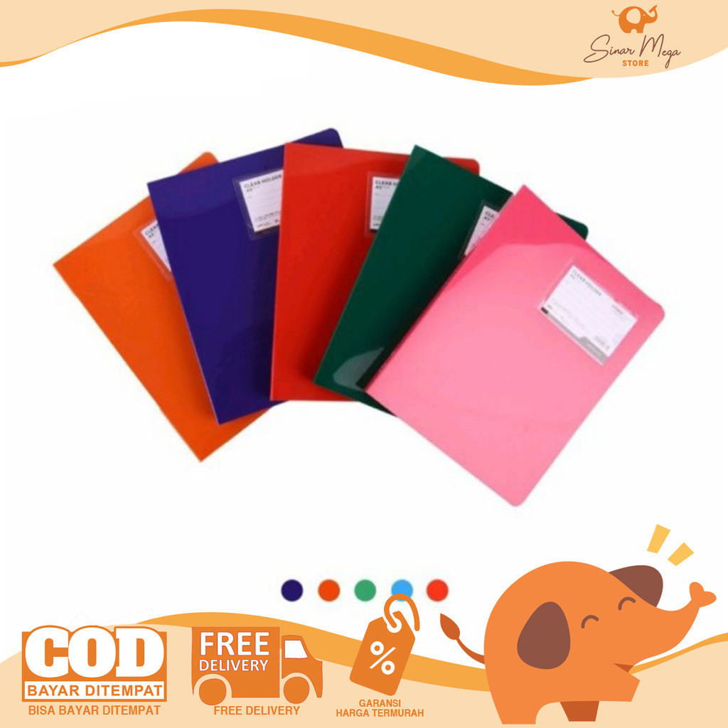 Jual Inter X Clear Holder A5 20 Pocket / Map Dokumen Folder A5 | Shopee ...