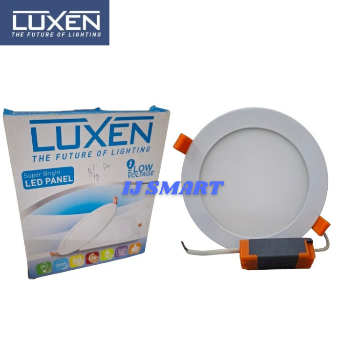 Jual Lampu Downlight Led Panel Luxen 12 Watt Warm White | Shopee Indonesia