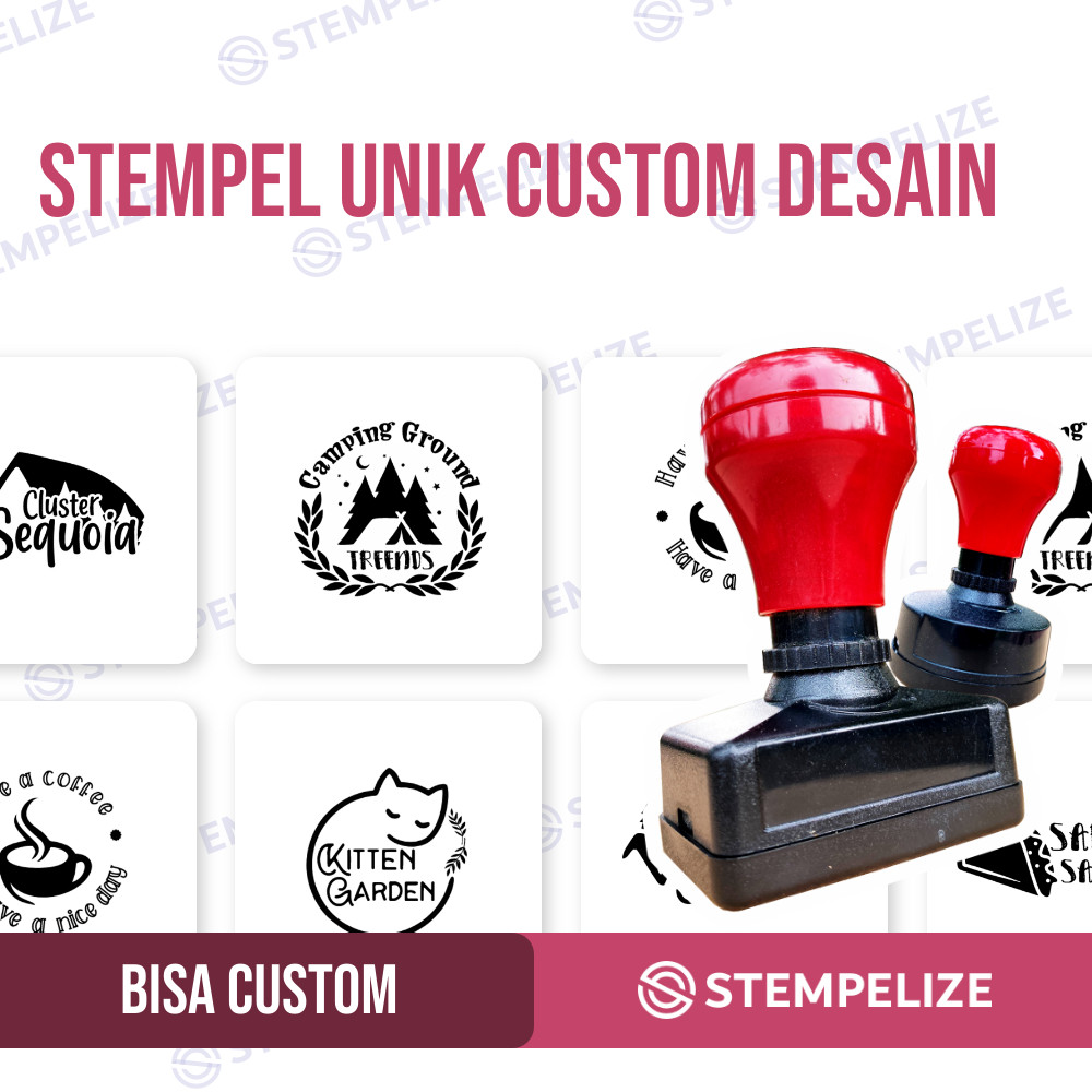 Jual Stempel Unik Custom Desain | Shopee Indonesia