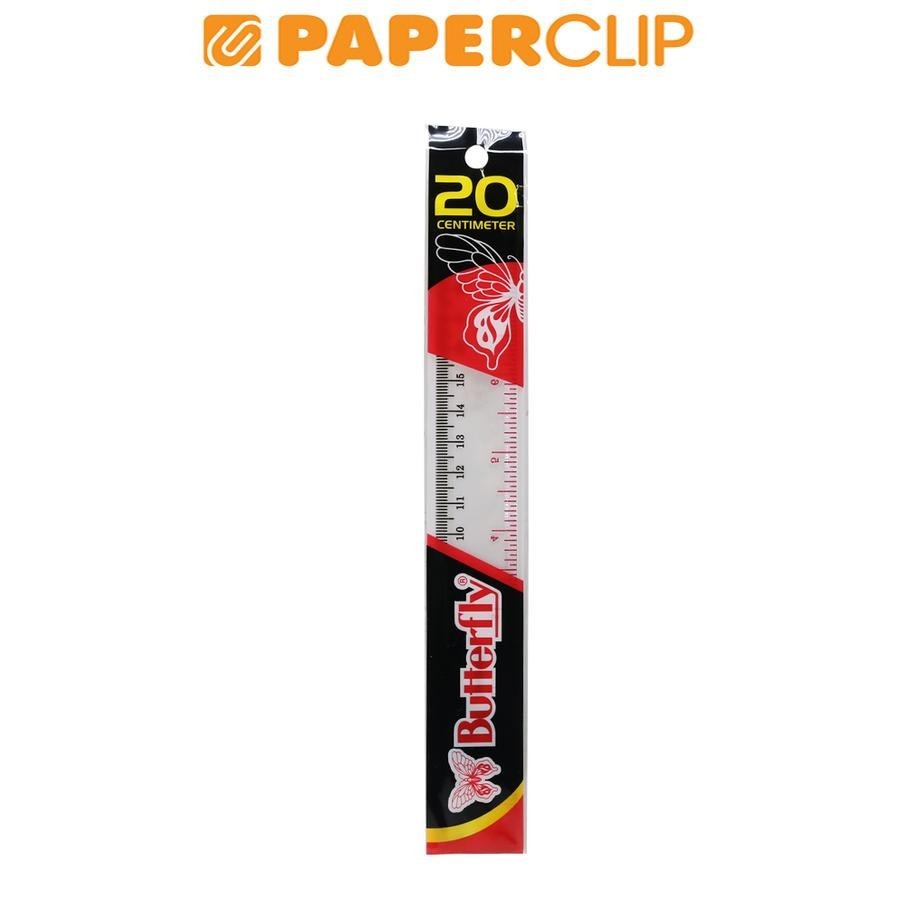 Jual PENGGARIS / RULER BUTTERFLY 20CM | Shopee Indonesia