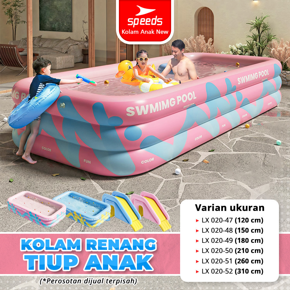 Jual SPEEDS Kolam Renang PVC Perosotan Anak Ukuran Bervariasi Kolam ...