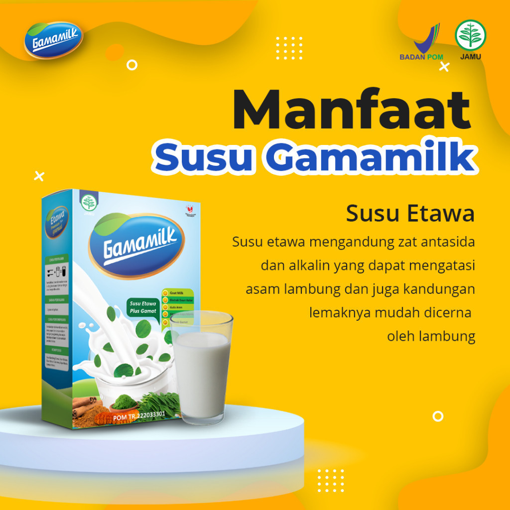 Jual COD BOX DISC 44% 1 BOX Gama-milk Susu Etawa Plus Gamat Solusi ...