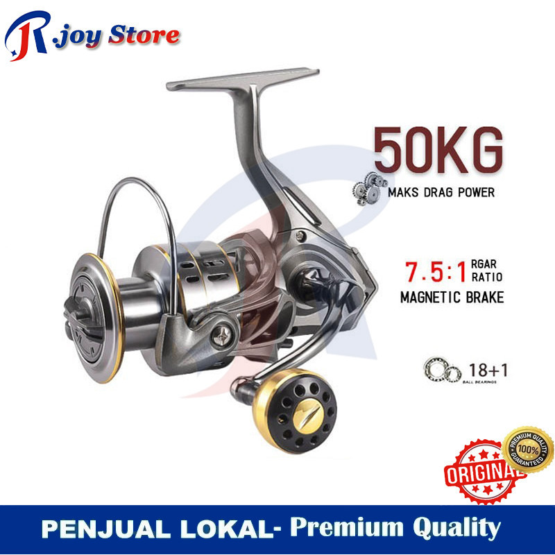 Jual R.joy-Gaya baru reel pancing putar Lure fishing alat memancing ...
