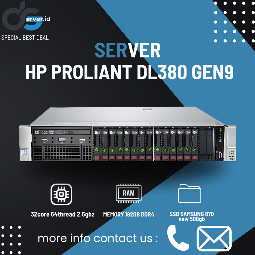 Jual Server HP Proliant DL380 Gen9 Xeon E5 2697A V4 | Shopee Indonesia