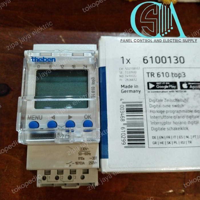 Jual TIMER THEBEN DIGITAL TR610 TOP 3 | Shopee Indonesia