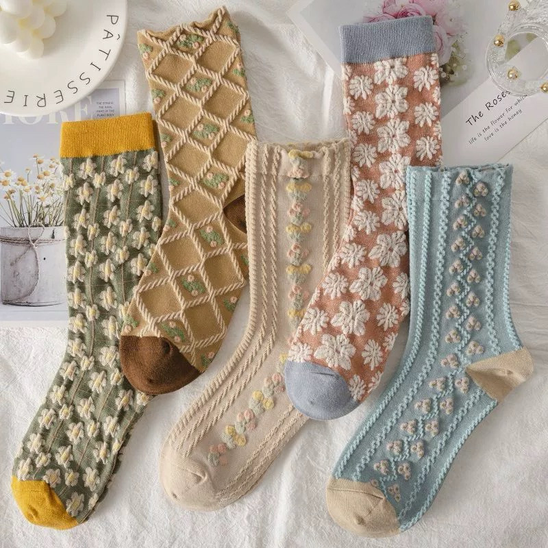 Jual Little Maple - Madura Pattern Design Korean Socks / Premium Sock ...