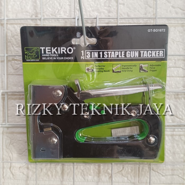 Jual TEKIRO STAPLES TEMBAK 3 IN 1 STAPLE GUN TACKER 3IN1 TEKIRO ...