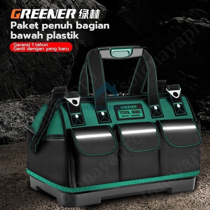 Jual GREENER Tool Bag Besar ukuran 13-26 inch Tas Perkakas Kain Oxford ...