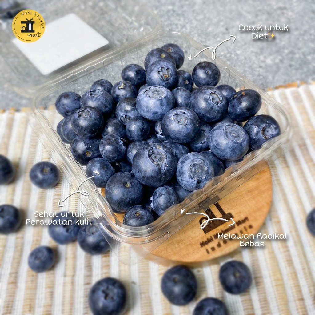 Jual BLUEBERRY FRESH PREMIUM 125 GRAM | Shopee Indonesia