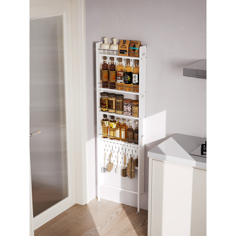 Jual Rear gap storage rack with extremely narrow gaps, wall mounted ...