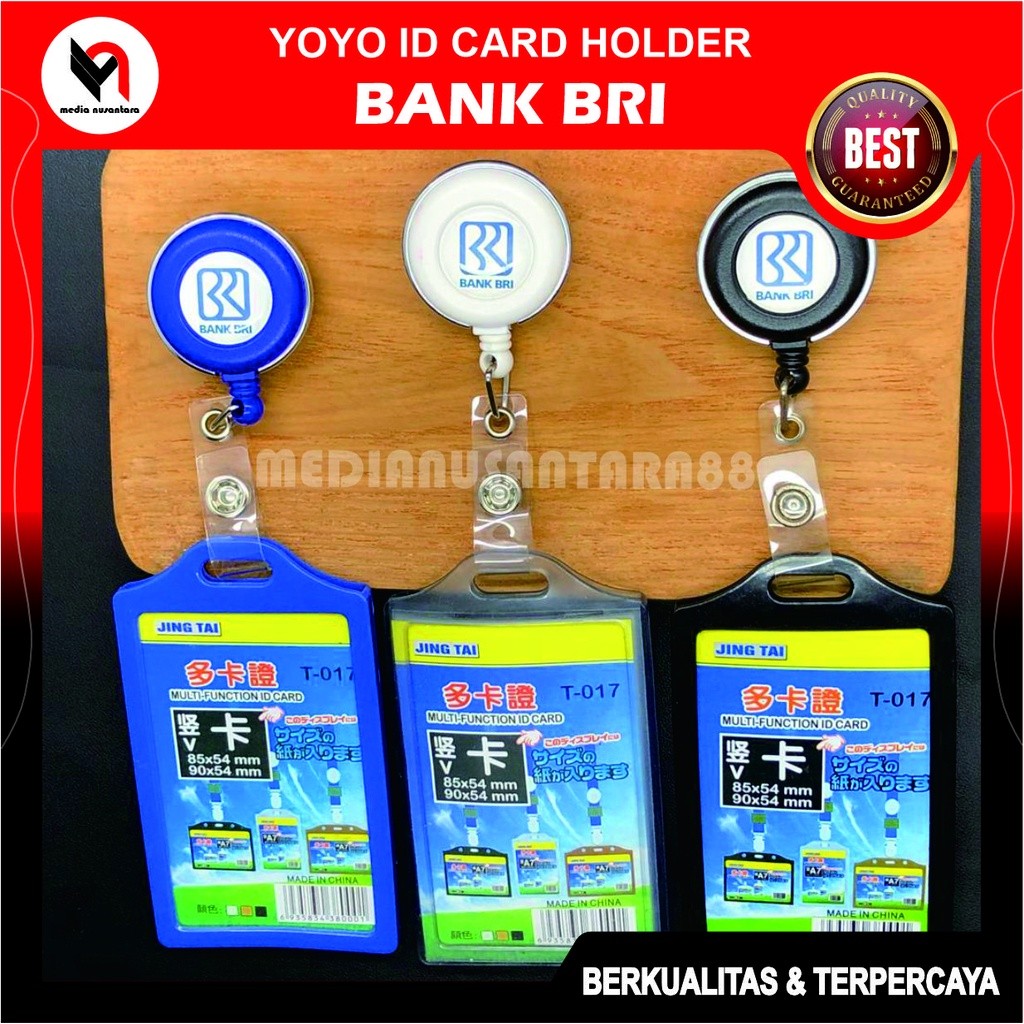 Jual Bank BRI Yoyo Id Card Holder Name Tag | Shopee Indonesia