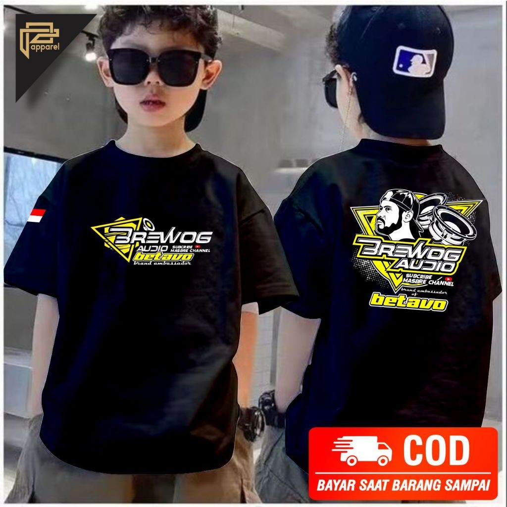 Jual Baju Kaos Anak BREWOG Audio Sound System | Shopee Indonesia