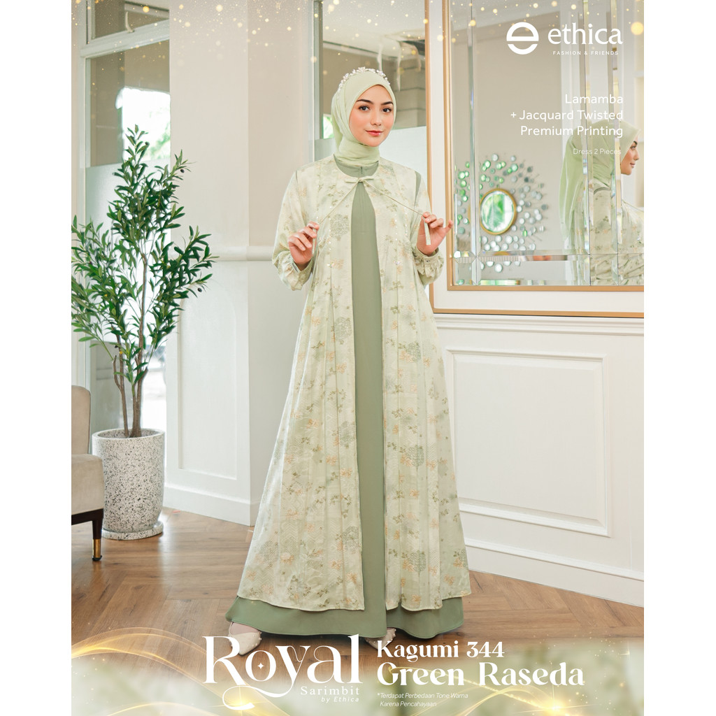 Jual Sarimbit Lebaran Keluarga Gamis Dewasa Premium Kagumi 344 Dress ...