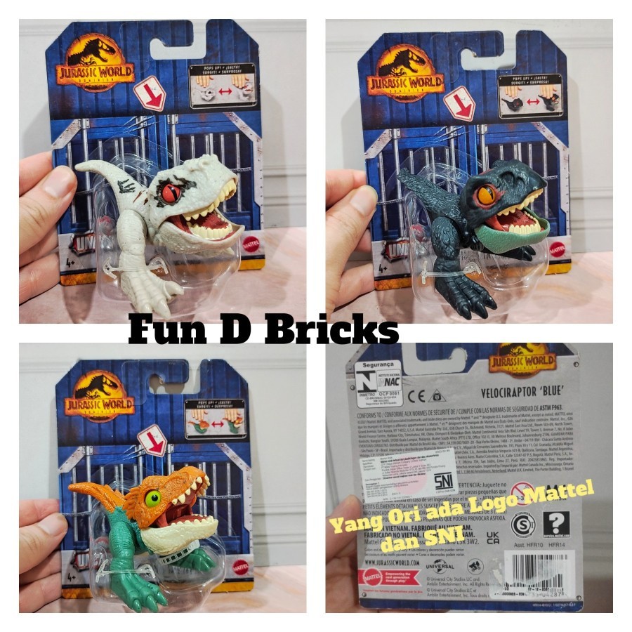 Jual HD56G Jurassic World Dominion Uncaged Wild Pop Ups Therizinosaurus ...