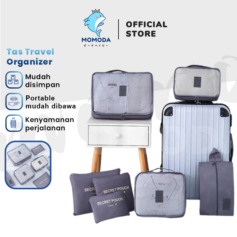 Jual MOMODA Tas Travel Organizer Storage Bag Luggage Bag Tas Dalam ...