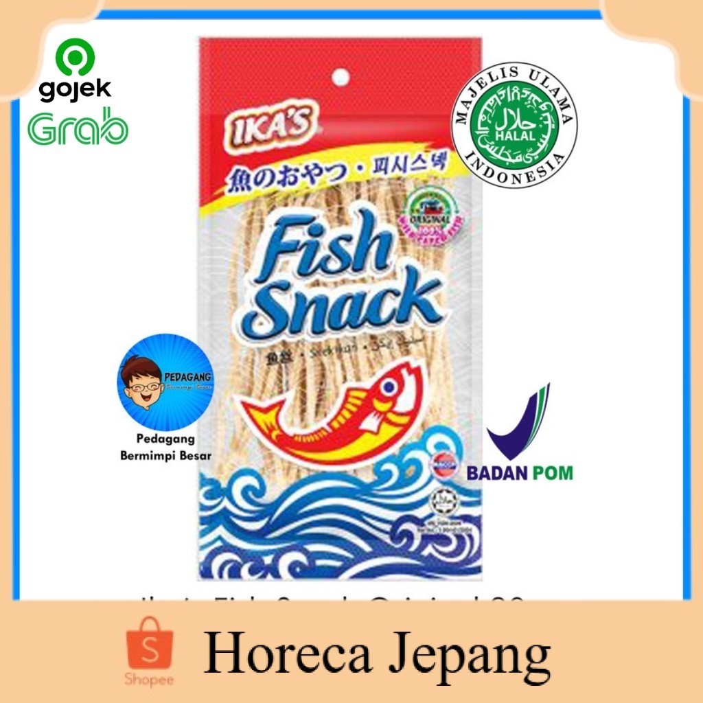 Jual Ikas Fish Snack Original 30gr | Snack Ikan Malaysia | Snack Lidi ...