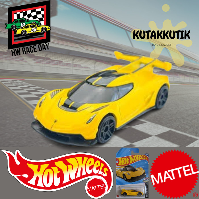 Jual Hotwheels Mobil Balap Sedan Sport 2020 Koenigsegg Jesko Kuning Lot ...