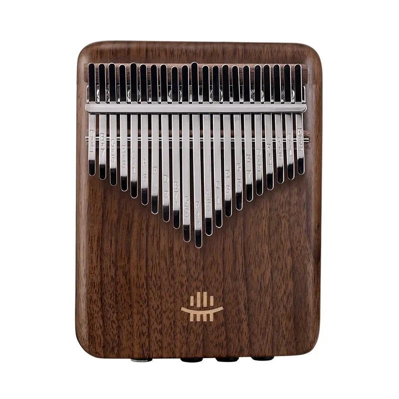 Jual 17 Tone Kalimba American/African Walnut Curly Figure Keyboard ...